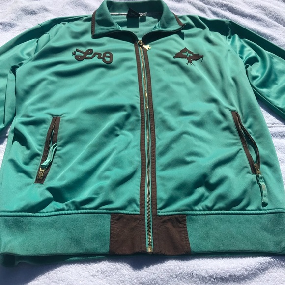 Lrg | Jackets & Coats | Lrg Track Jacket Aqua | Poshmark